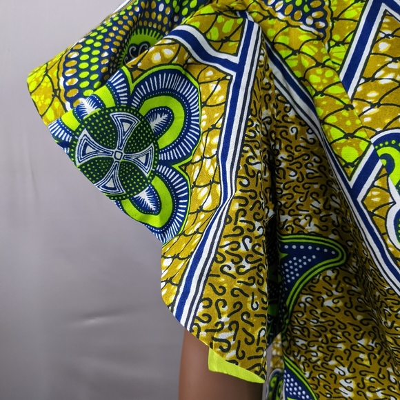 Dresses | Nwot African Print Maxi Dress Size 18 | Poshmark